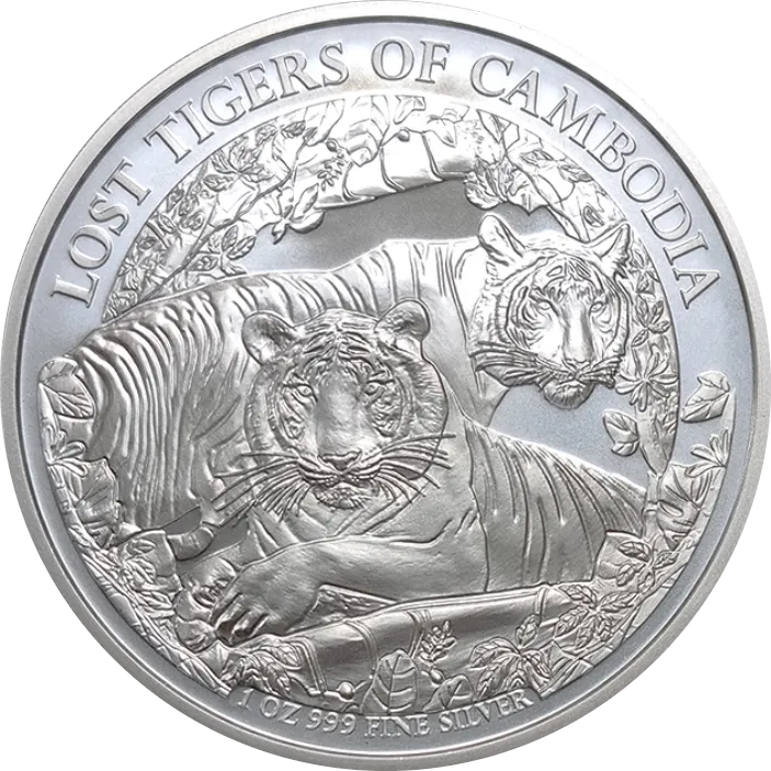 The Lost Tiger of Cambodia 1 uncja Srebra 2024 | NumiTracker