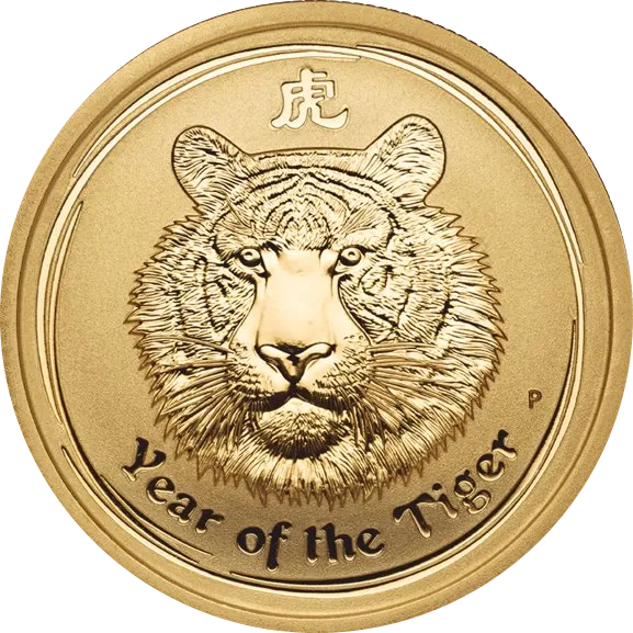 Lunar II Rok Tygrysa 1 uncja Złota 2010 | NumiTracker