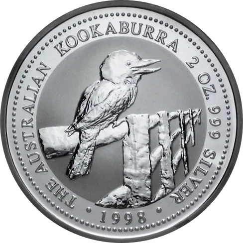 Kookaburra 1 uncja srebra 1998 | NumiTracker