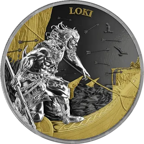 Ragnarok: Loki & Hati Heimdall 2 uncje Srebra 2025 | NumiTracker